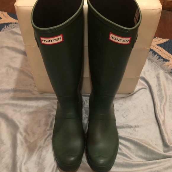 Hunter | Shoes | Hunter Army Green Matte Tall Boots | Poshmark